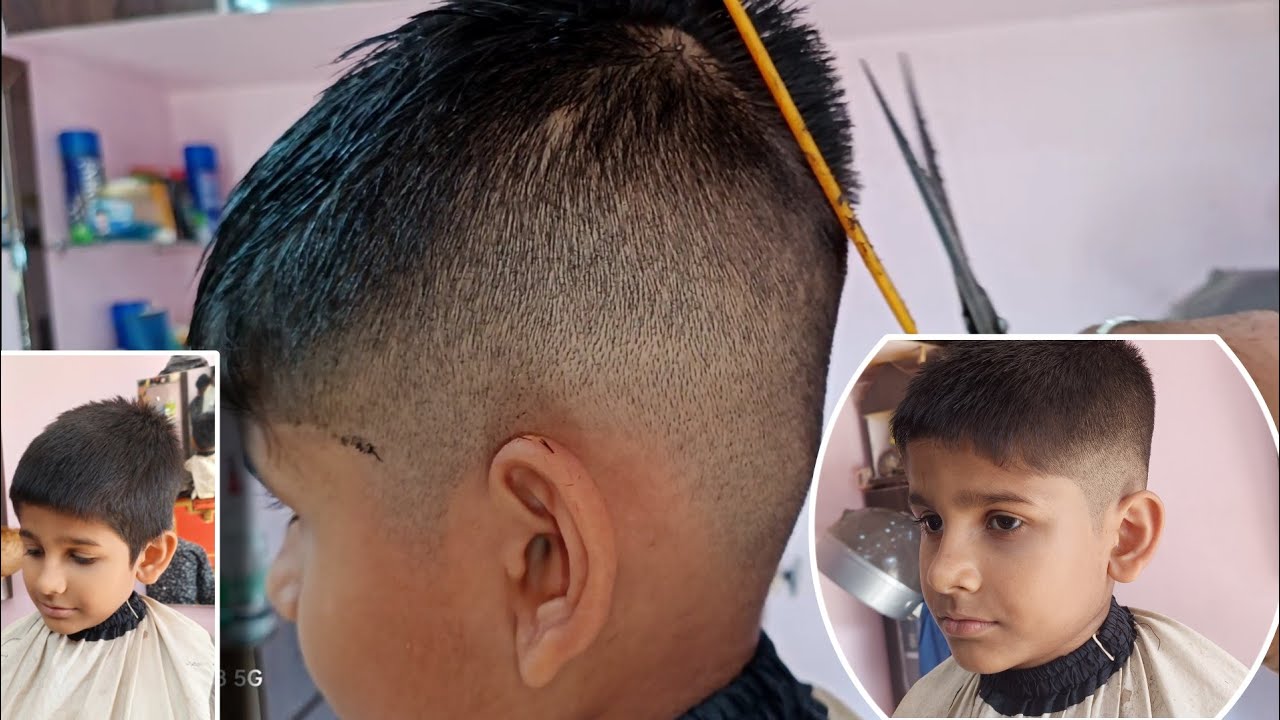 How is a boy's haircut done? learn!! hair cutting transformation /hair ...