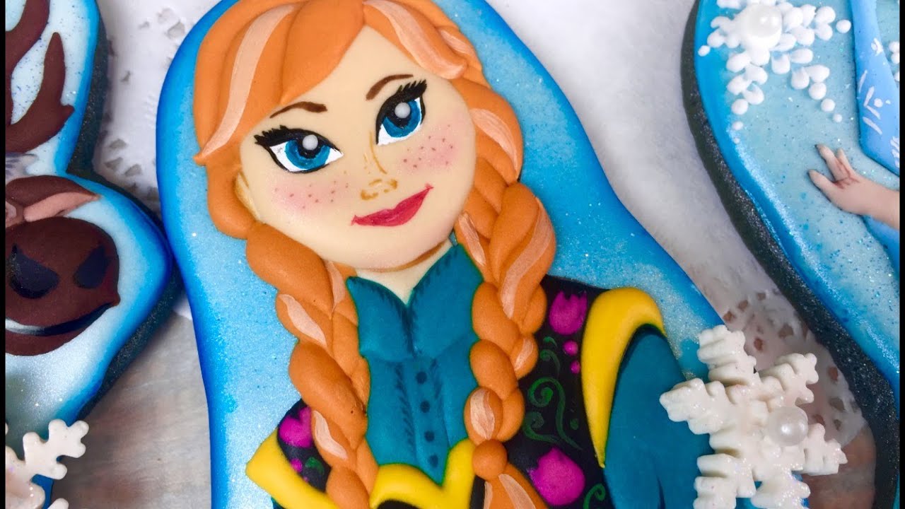FROZEN COOKIES: ANNA and SVEN by TaleCookies - YouTube