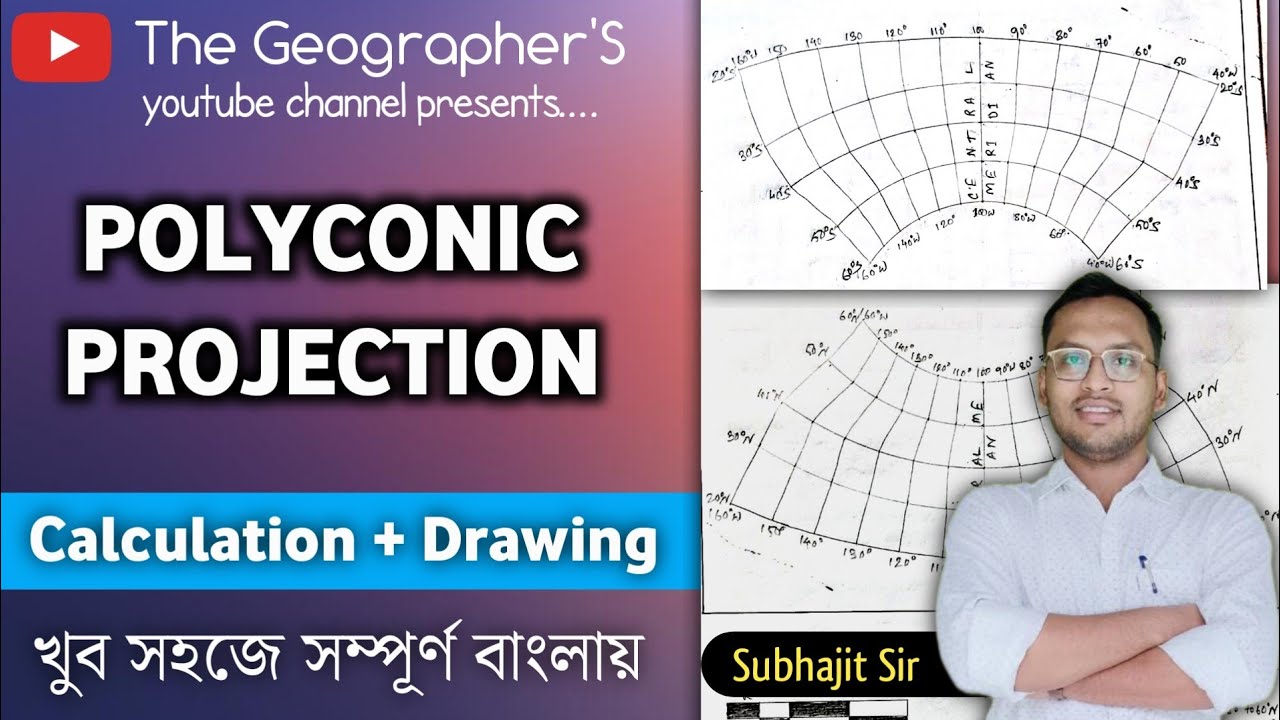 Polyconic Projection || Map Projection || Geography - YouTube