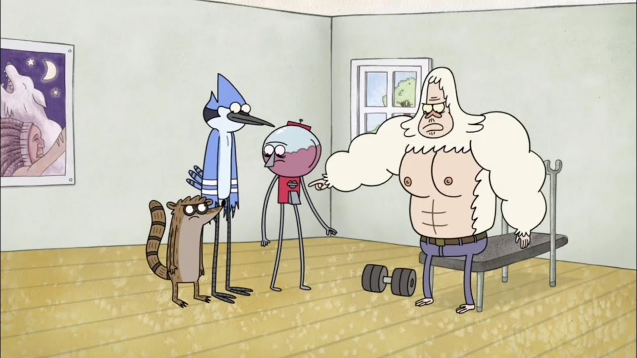 Regular Show - Skips Wants A Rematch With Rigby - YouTube