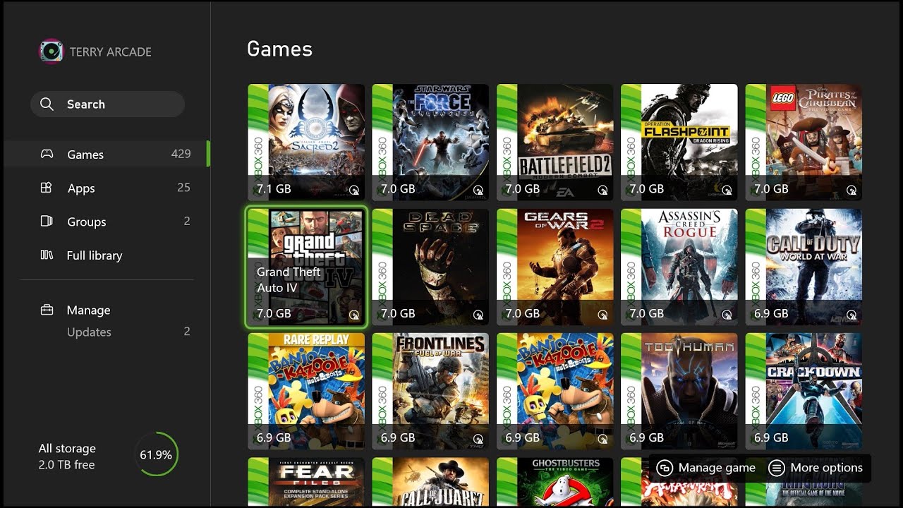Xbox 360 Backwards Compatibility/Xbox One Console #23 (Xbox 360 ...