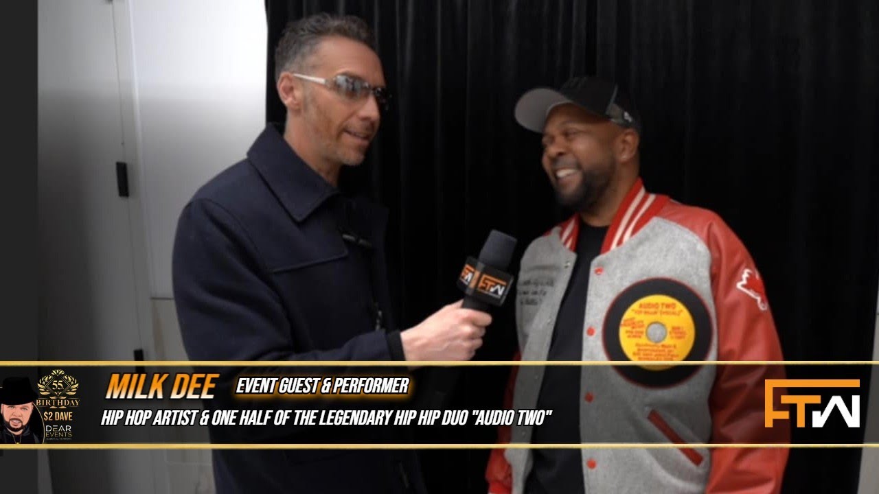 Todd interviews Milk Dee at the 55th Bday Celebration for Dave Huie ...