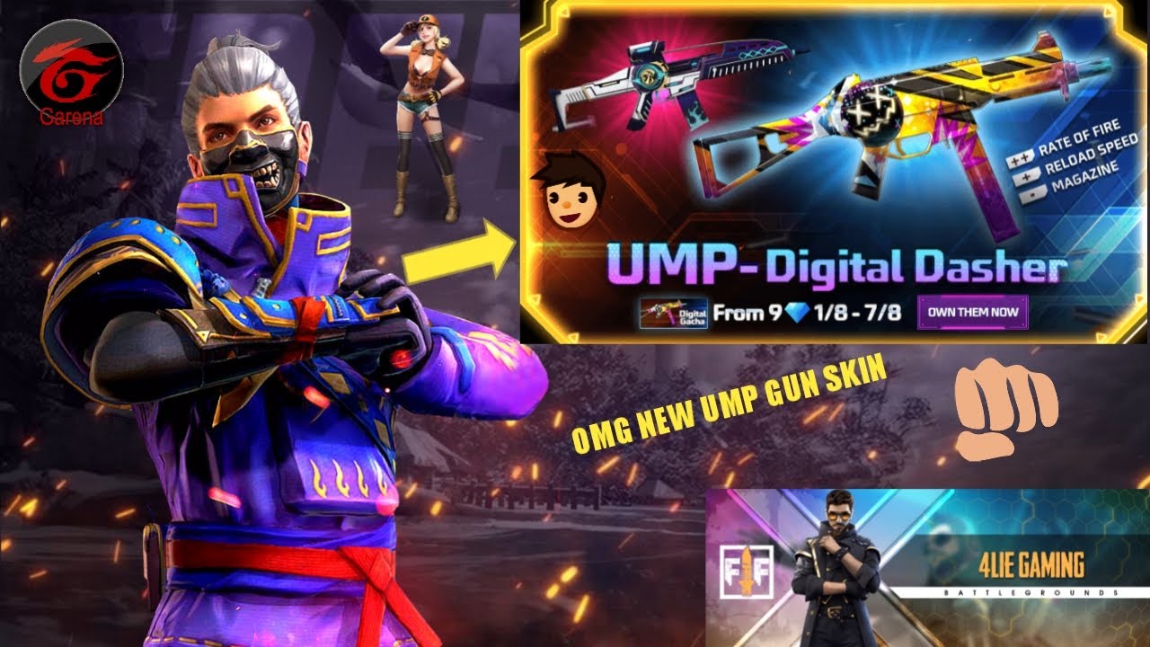 New ump Digital Dasher#freefirepakistanserver #freefirepaskistan - YouTube