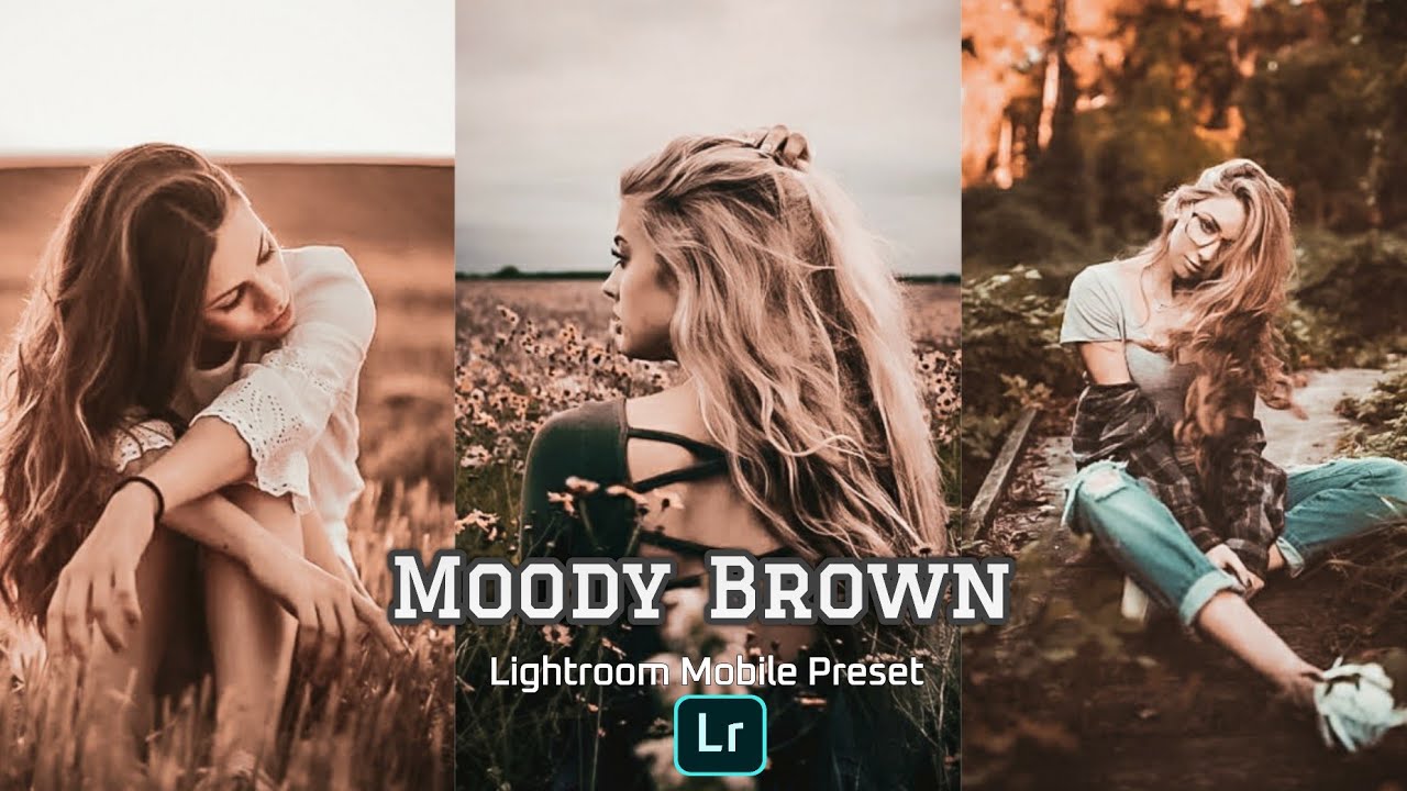 How to make Moody Brown photo||Lightroom mobile||Lightroom tutorial ...