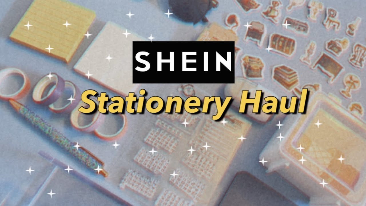 my first SHEIN Stationery Haul | 2022 - YouTube