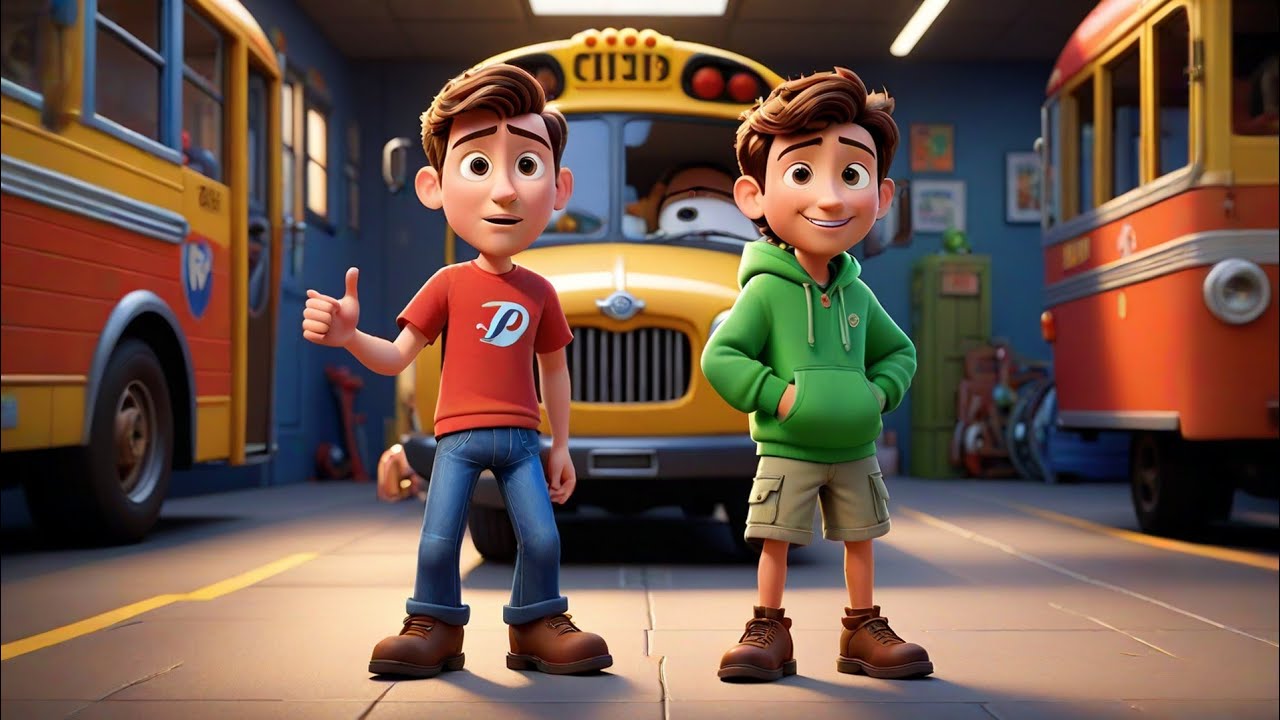 Friendship and teamwork on the school bus - YouTube