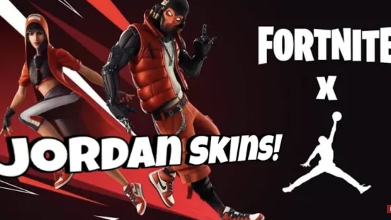 NEW FORTNITE X AIR JORDAN SKINS (New Updated Item Shop) - YouTube