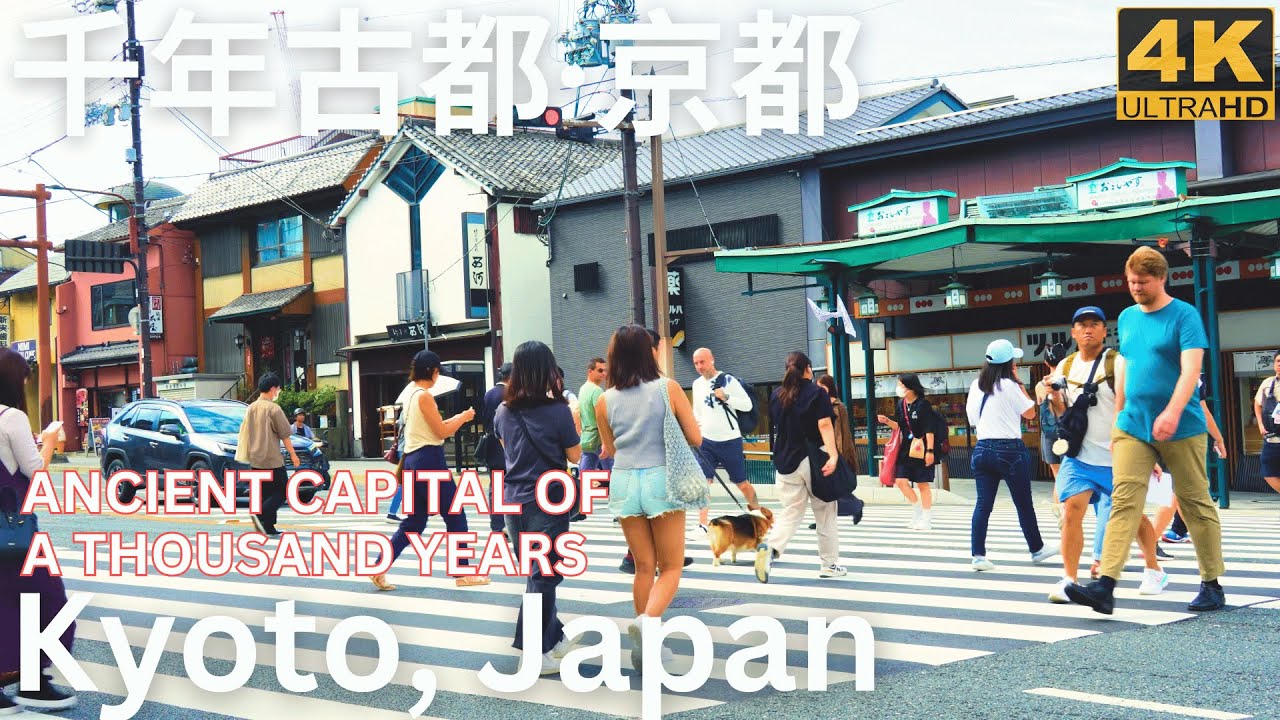 4K Street Views of the Ancient Capital of Thousand Years! Kyoto, Japan ...