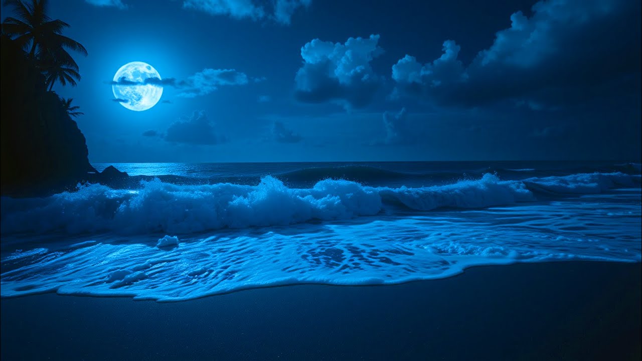 Ocean Sounds for Deep Sleep and Calming Wave Motion for Quiet Sleep and ...