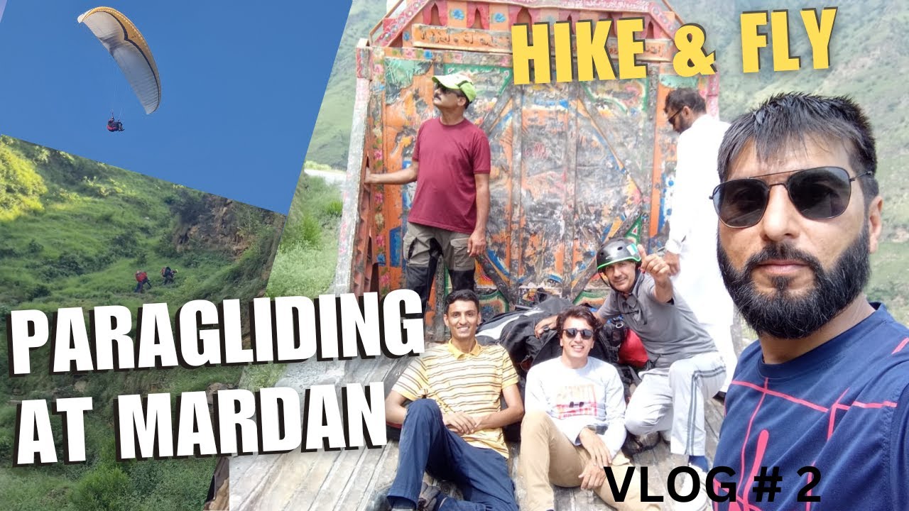 Paragliding At Beautiful Village of Katlang Mardan | Paragliding Vlog ...