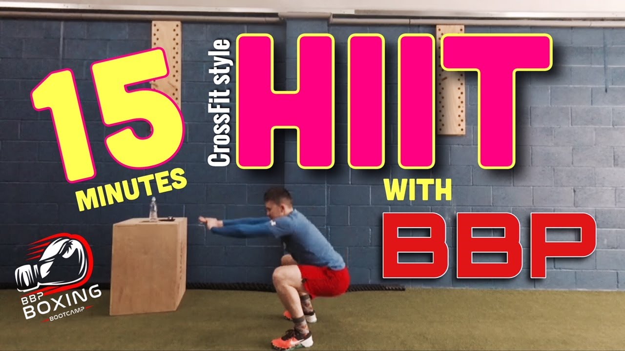 Crossfit Style HIIT Bootcamp Workout - 15 minutes - YouTube