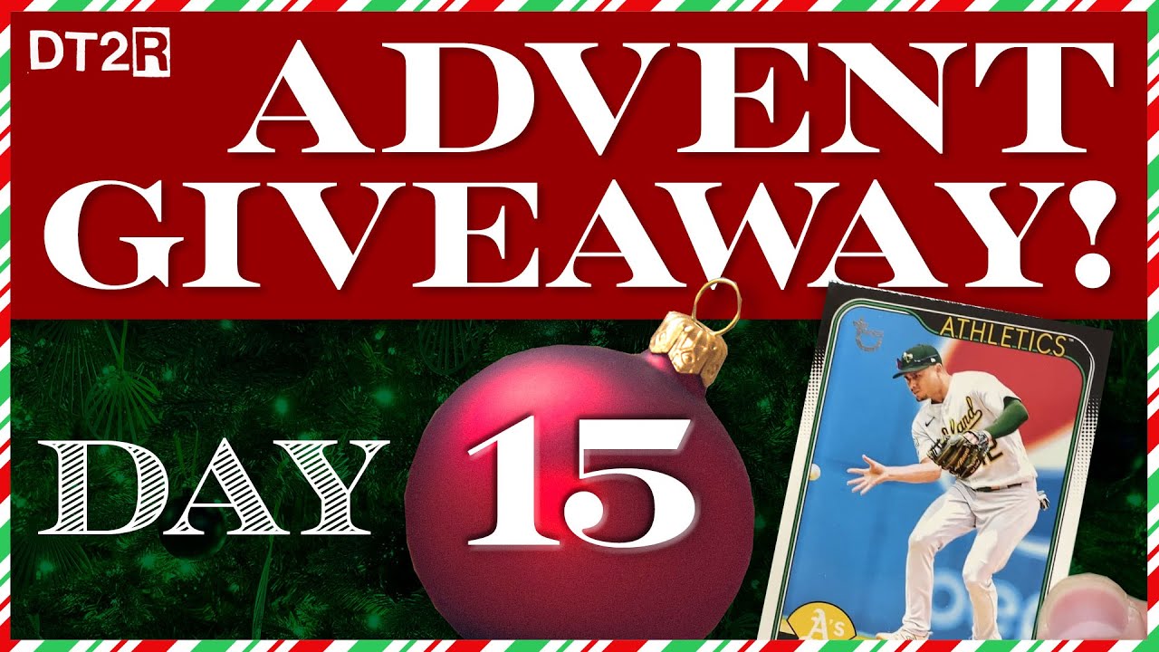 Advent Baseball Card GIVEAWAY 2024! 🤖 DAY 15! - YouTube