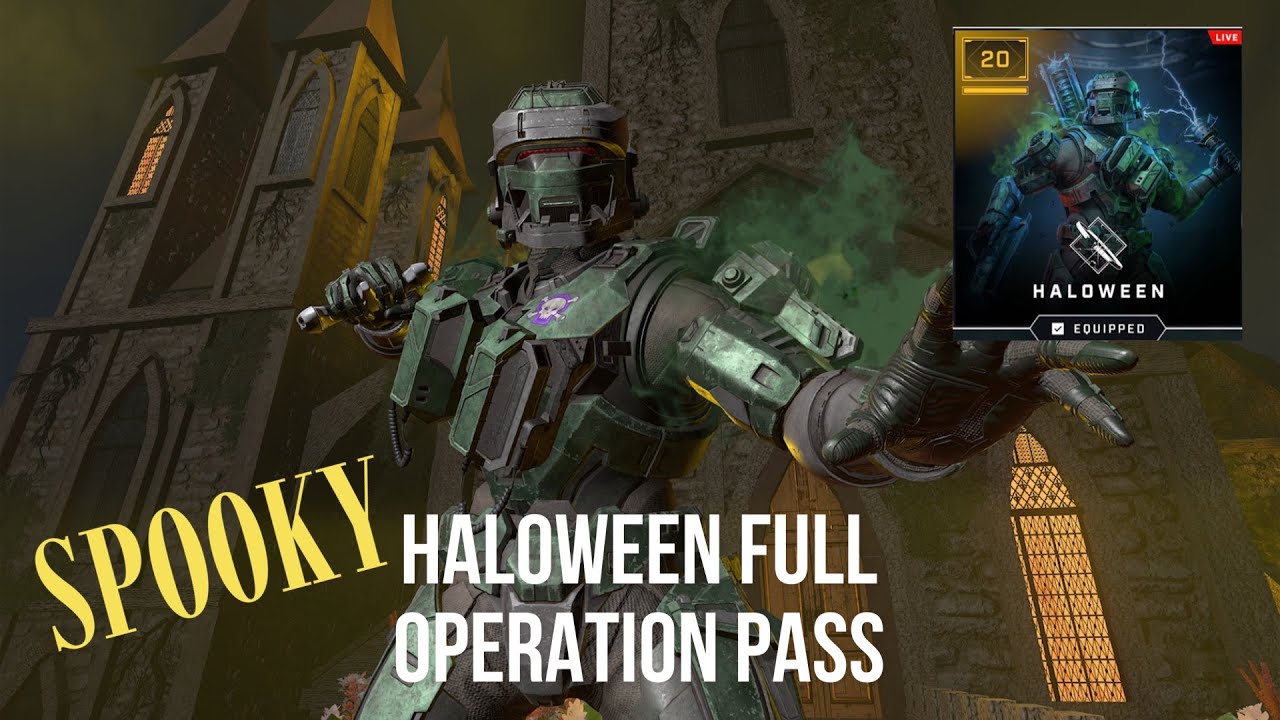 All Haloween Operation items showcase! Spartanstein! - Halo Infinite ...