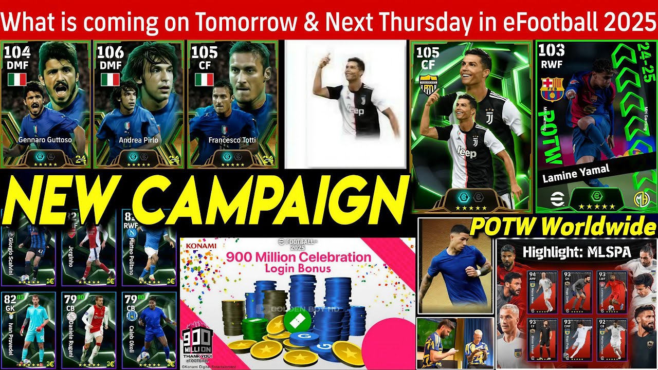What is coming on Tomorrow & Next Thursday in eFootball 2025, New ...