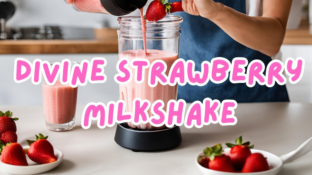 THE BEST Divine Strawberry Milkshake ️ | Parveen Cuisine - YouTube