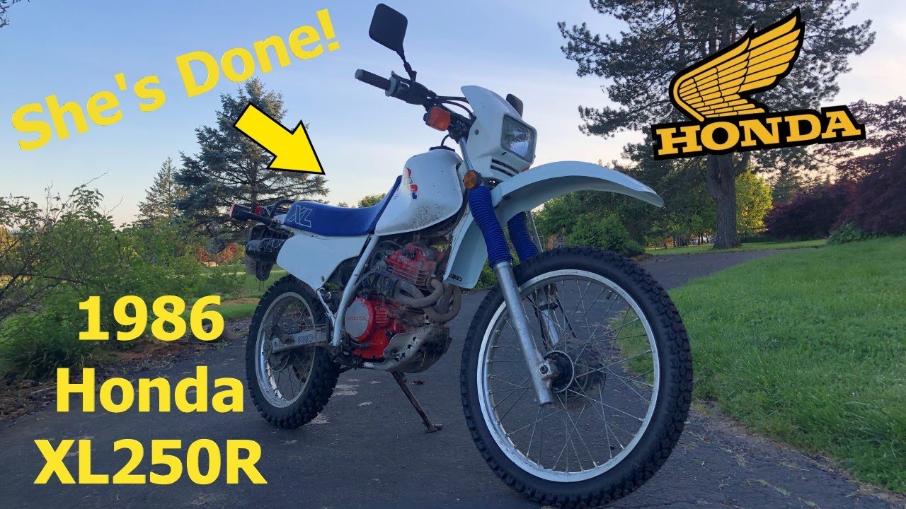 1986 Honda Xl250r Restoration Complete! - Part 3 - YouTube