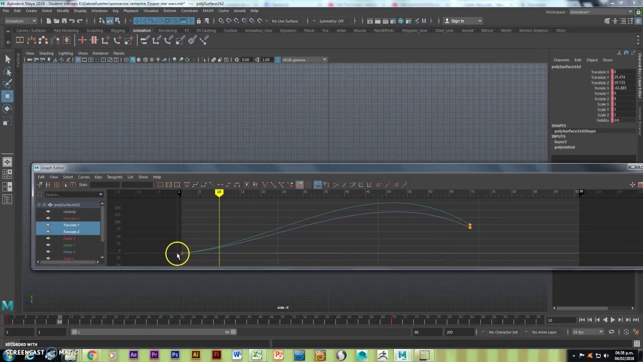 linea de tiempo en maya 2018 - YouTube