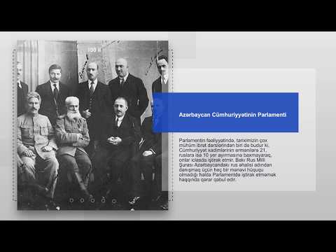 №21 Azərbacan Xalq Cümhuriyyətinin parlamenti.