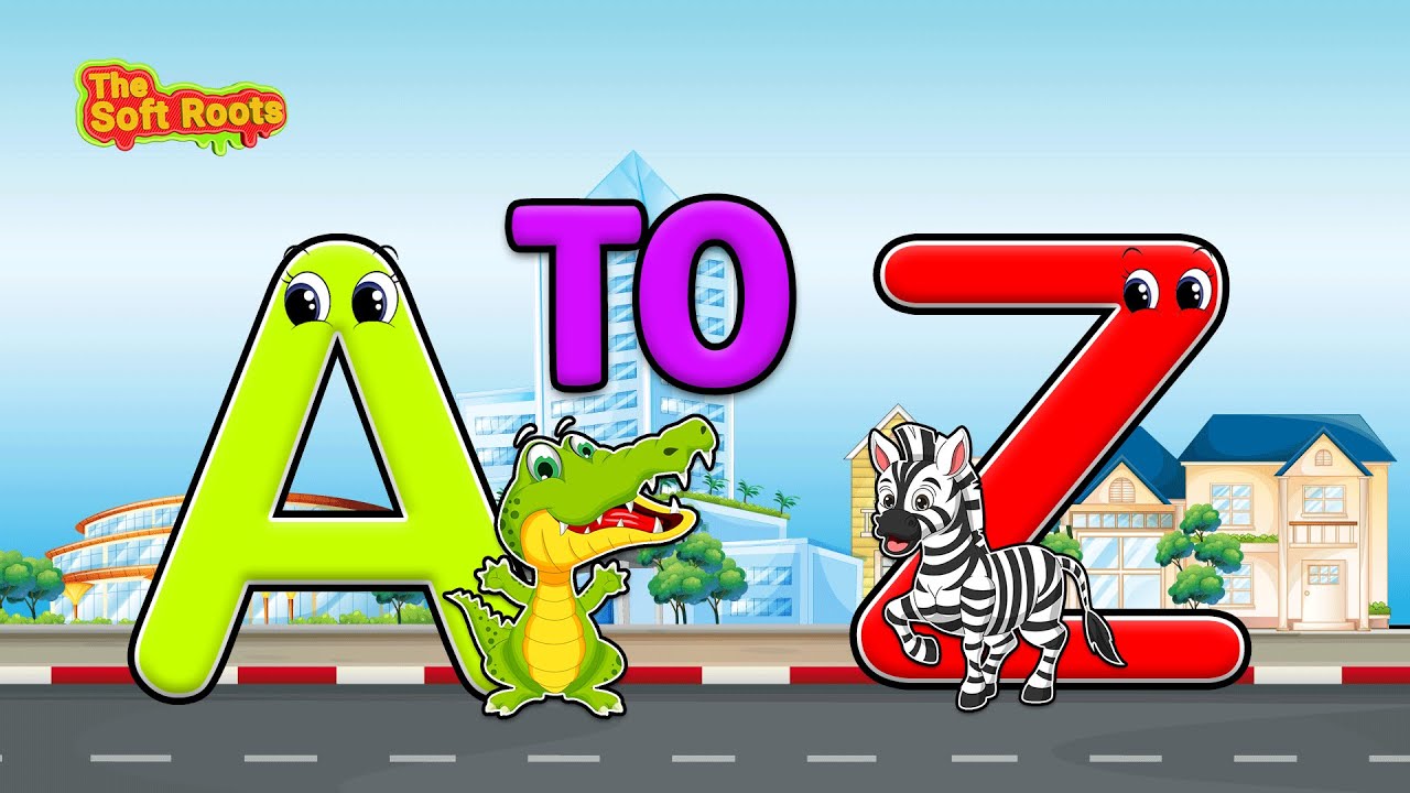 A to Z Learning Words | 2 Words From A to Z | ABC Learning For Toddlers ...
