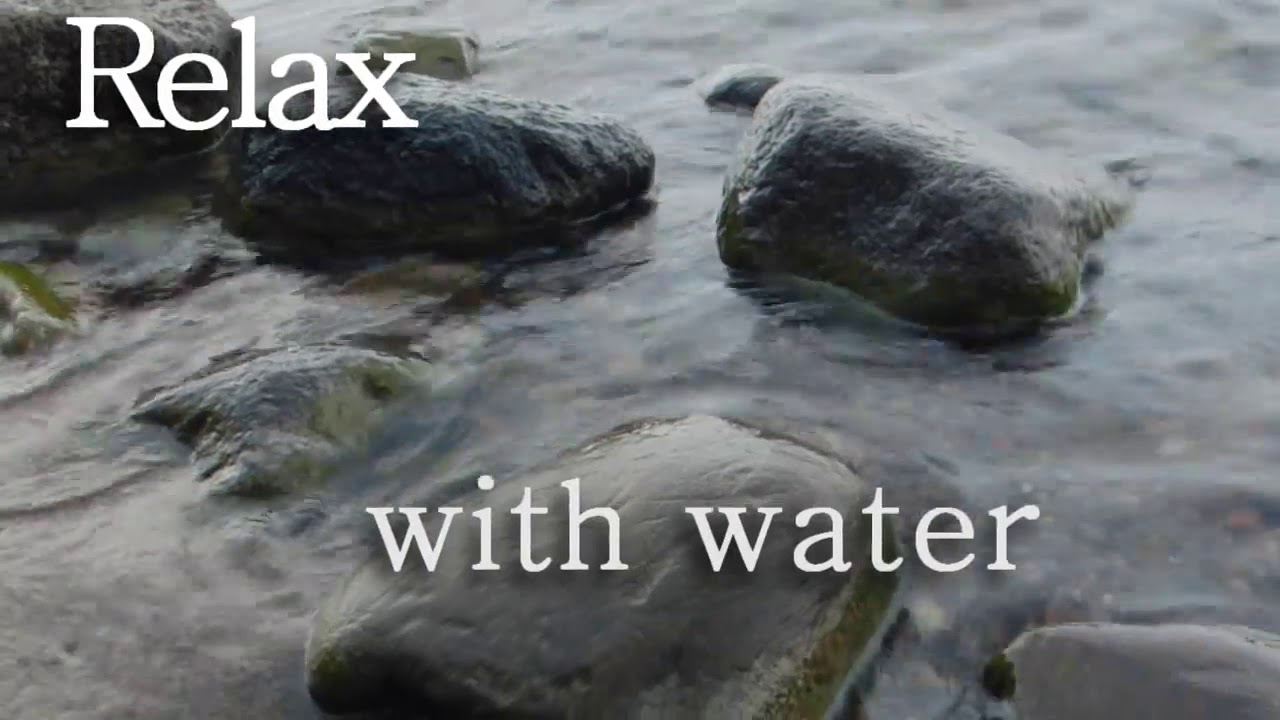 beautiful moving water scene ( HD) - YouTube