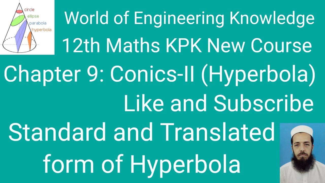 12th Maths KPK New Course Lecture 226 Standard and Translated form of ...