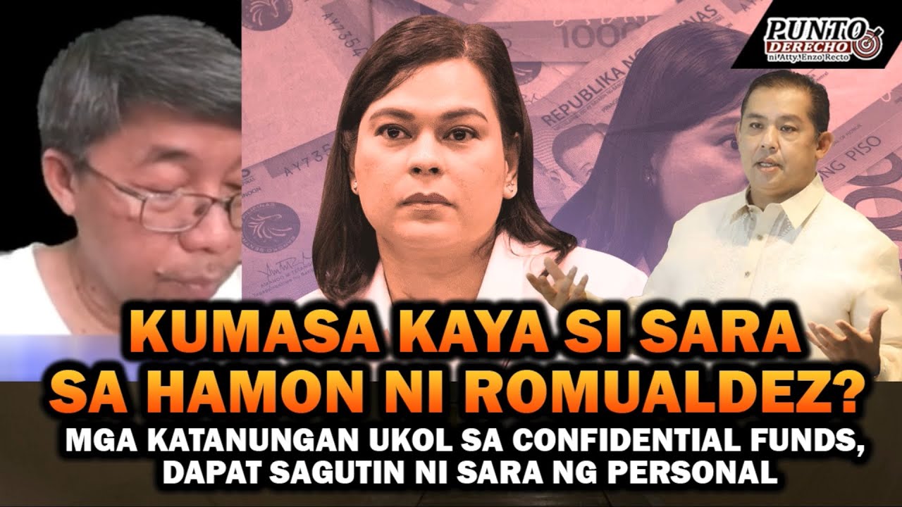 KUMASA KAYA SI SARA SA HAMON NI ROMUALDEZ? - YouTube