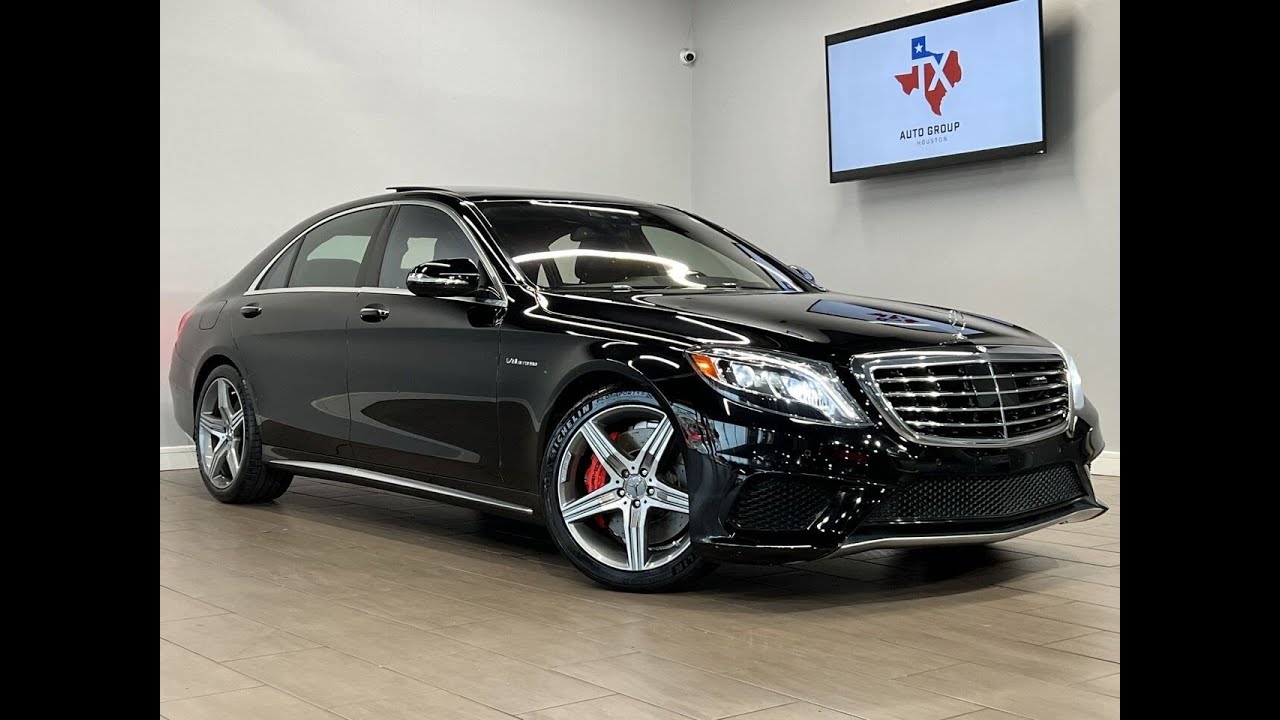 2016 MERCEDES BENZ S63 AMG 4MATIC AWD 577HP 5.5L TWIN TURBOCHARGED V8 ...