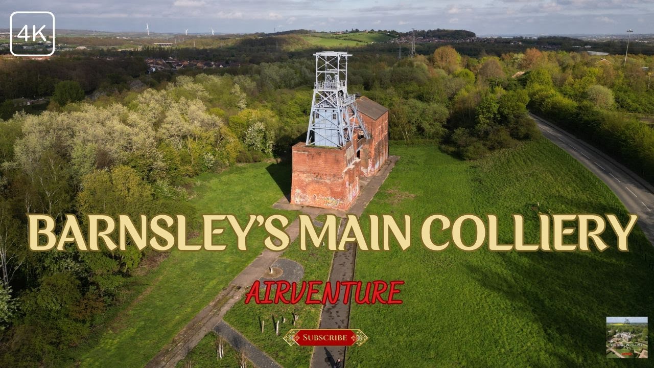 BARNSLEY'S MAIN COLLIERY (Ruins of an 1824 coal mine pit head & engine ...