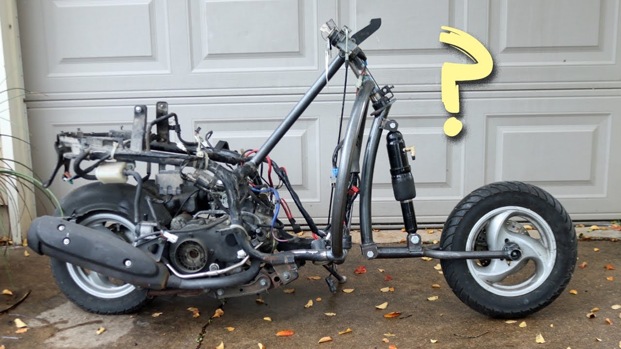 Scooter Steering Stem Fabrication, Rake, & Lasers! - YouTube