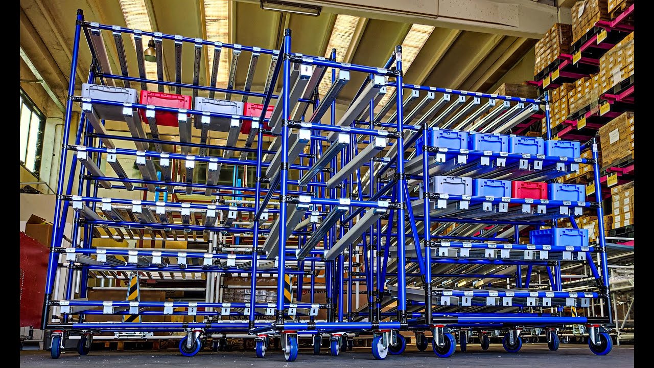 Kanban Flow Rack - YouTube