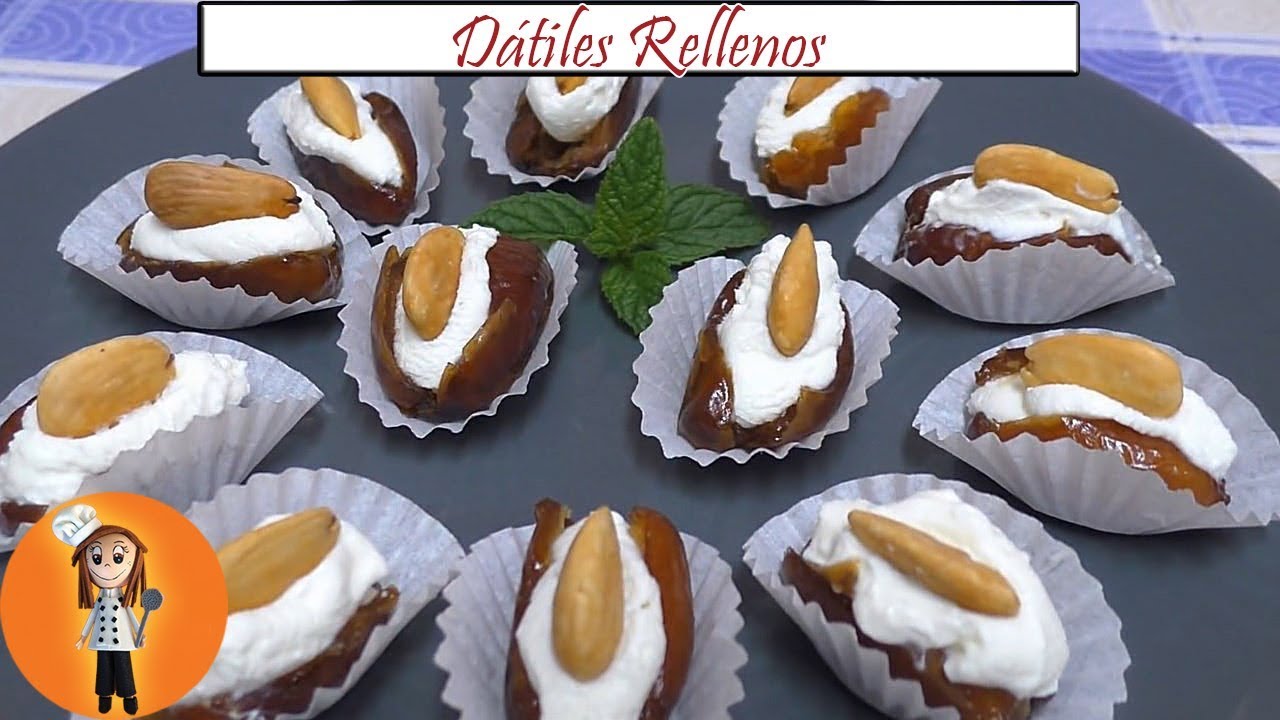 Dátiles Rellenos | Receta de Cocina en Familia - YouTube