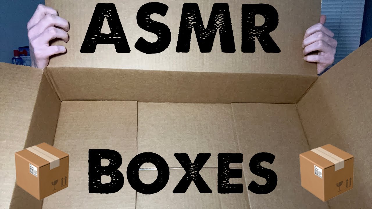 ASMR - Boxes📦(Tapping, Scratching & some Tracing) - YouTube
