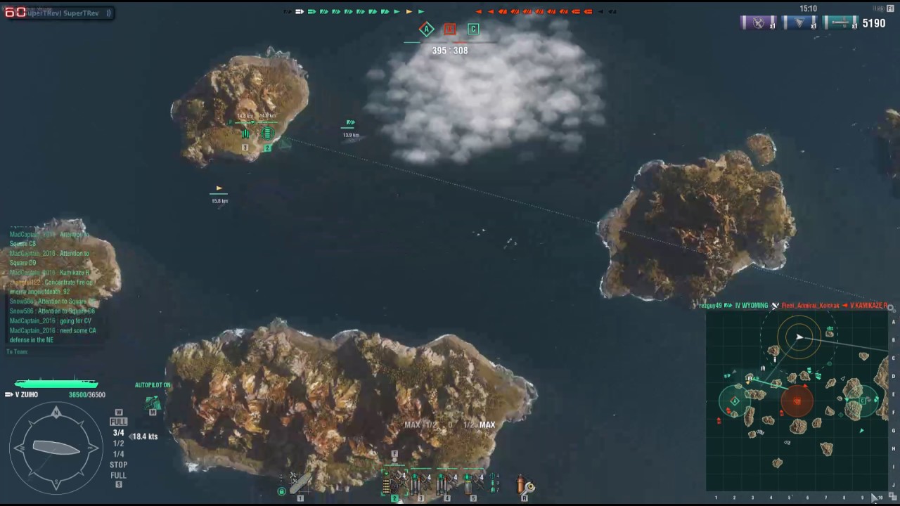 World of Warships Aircraft Carrier play - YouTube