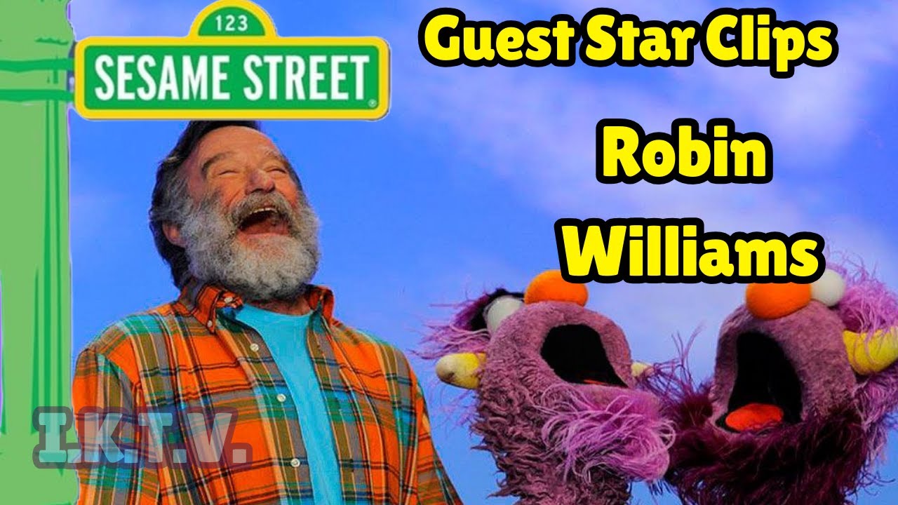 Robin Williams Sesame Street Guest Star Clips - YouTube
