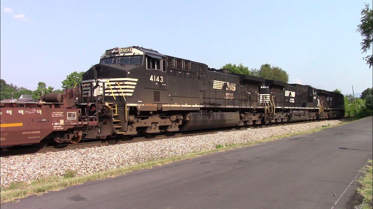 Train 22A 7/28/21. Bristol, TN. NS 4444 Trailing 2nd. - YouTube