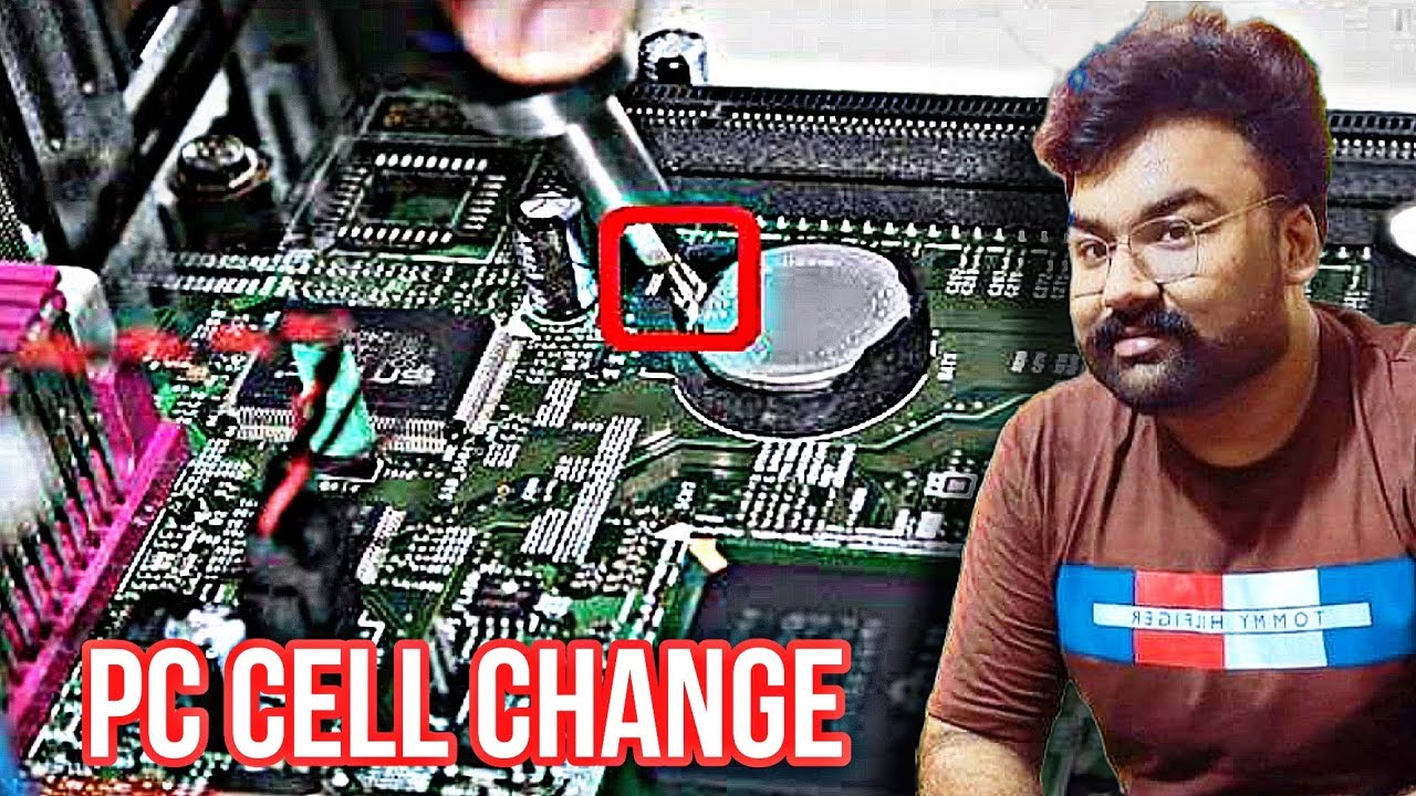 How to Change Computer Cell | Pc Cell changed | Cell change karne ka ...