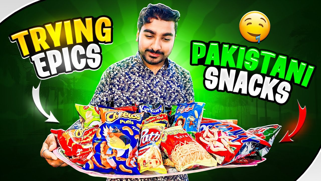 (18+) Trying Epics Pakistani Snacks - YouTube