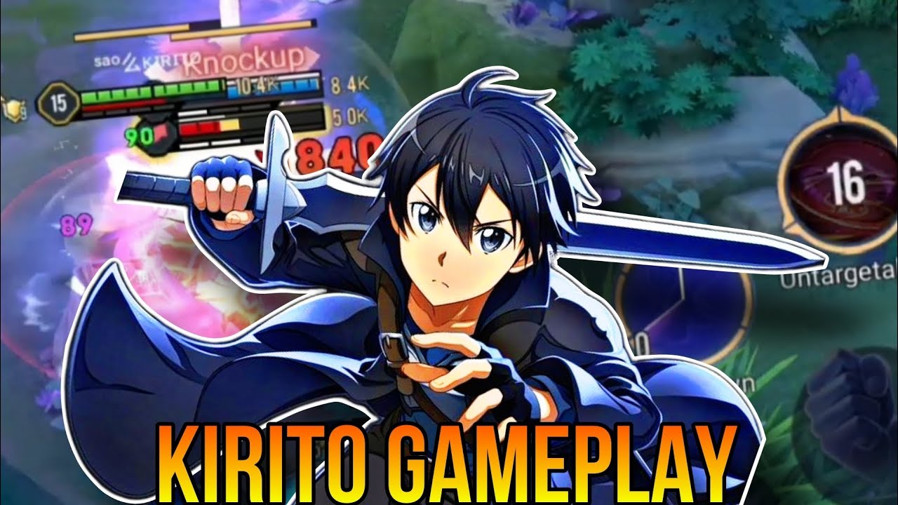 KIRITO GAMEPLAY | KIRITO EXP LANE MONSTER - YouTube