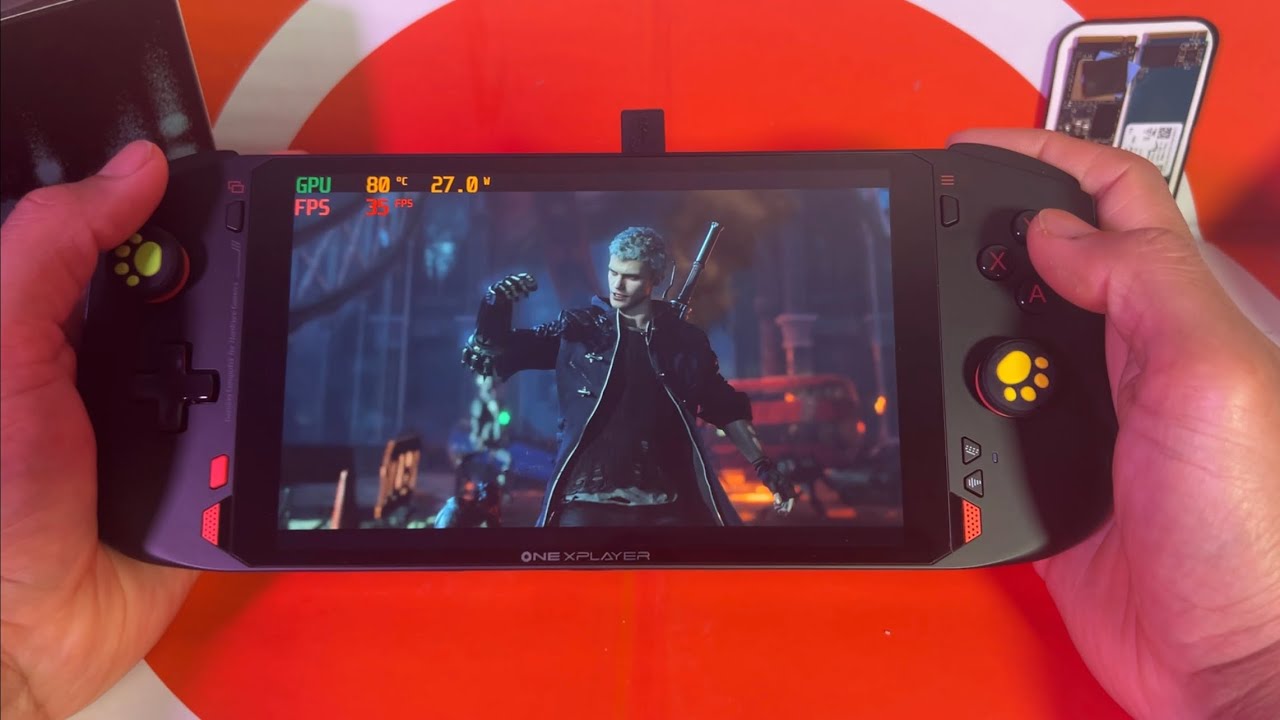 Onexplayer mini Pro - Devil May Cry5 (mid settings 60 FPS ) Great 👍🏻 ...