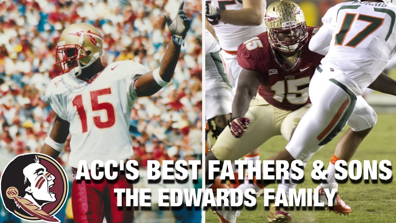 Florida State's Edwards Family | ACC's Best Fathers & Sons - YouTube