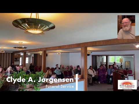 Clyde A. Jorgensen Funeral Service - YouTube
