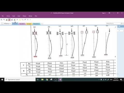Effective Length Factor, K - YouTube