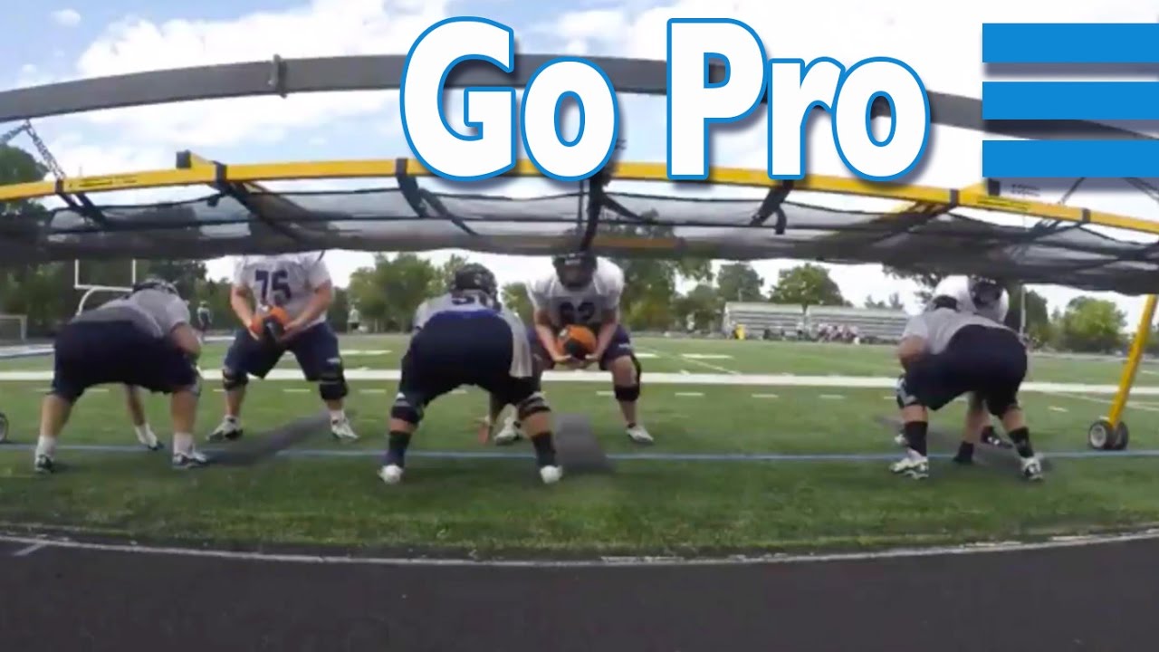 Offensive Line Practice | GoPro - YouTube