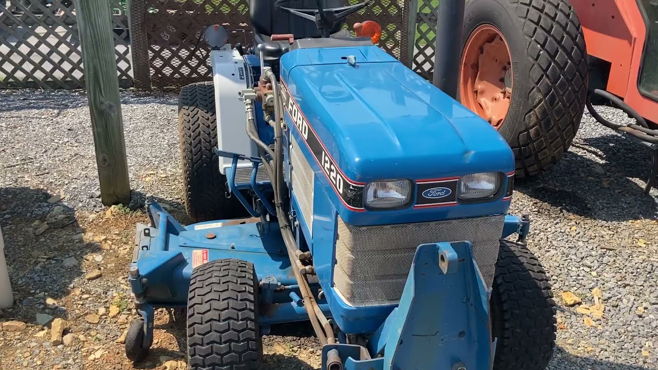 Ford 1220 Model Utility Tractor Mfg From 1987-99 - 17 HP - Shibaura ...
