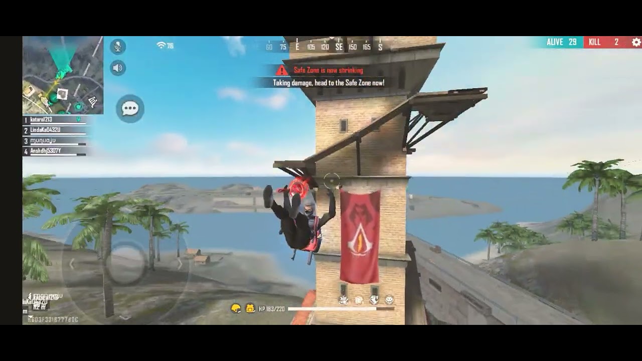 New tower in free fire jump options - YouTube