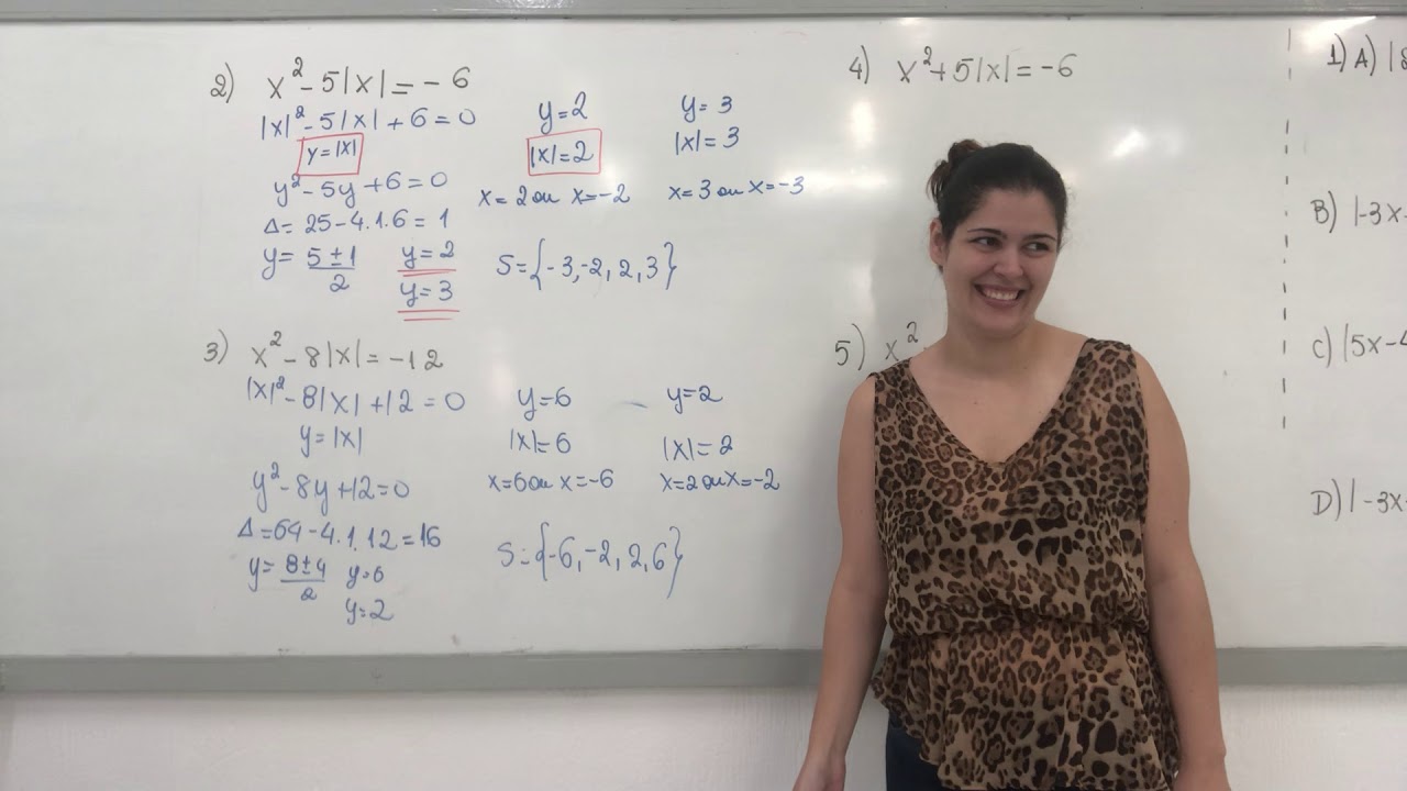 FUNÇÃO MODULAR- exercício 2 ao 5 - YouTube