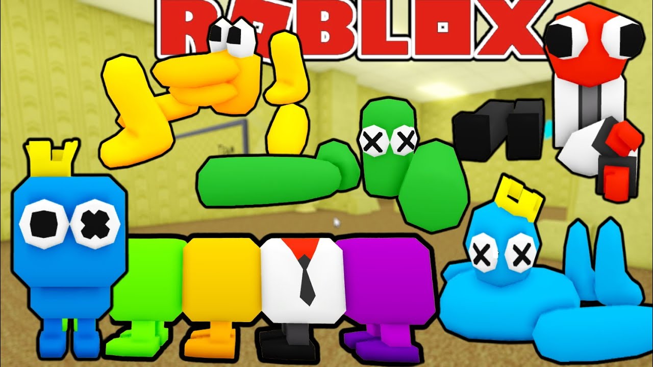 🎉LOS RAINBOW FRIENDS DEAD Y RAINBOW CATEPILLAR | BACKROOMS MORPHS - YouTube