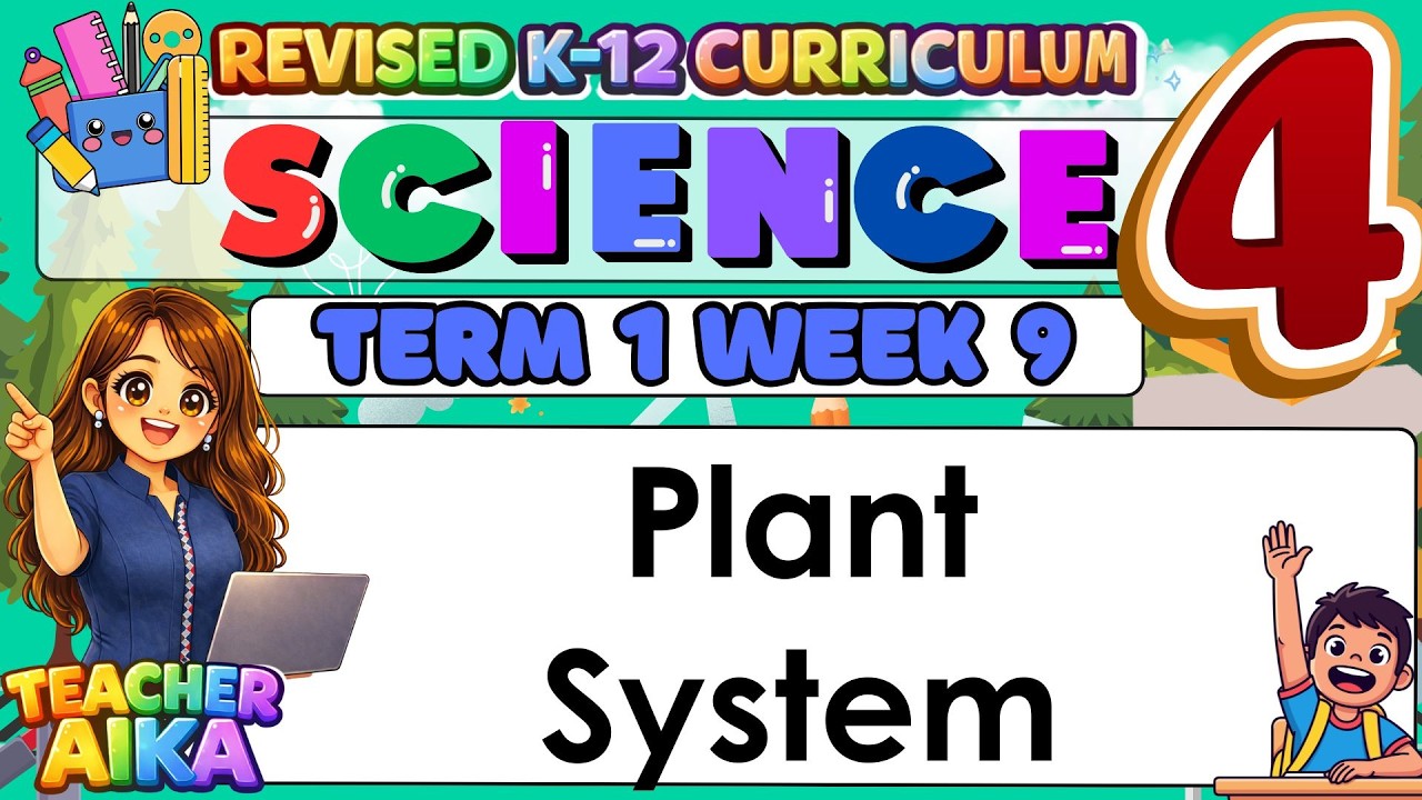MATATAG Science 4 Grade 4 Quarter 2 Lesson 3 Plant System - YouTube