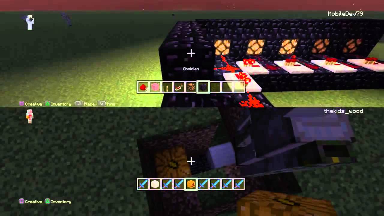 minecraft strobe lights - YouTube