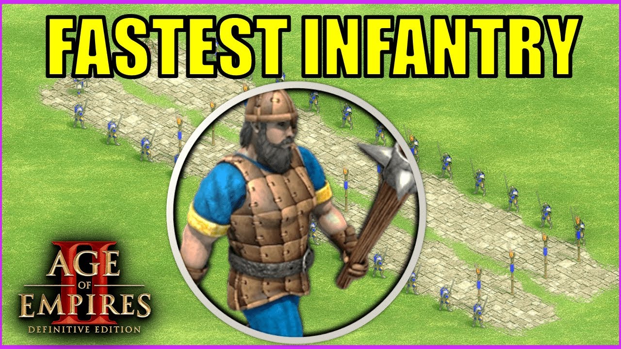 Fastest Infantry Unit | Age of Empires 2 Definitive Edition - YouTube